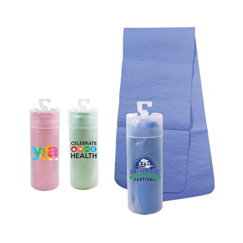 PVA Cooling Towel in a Tube, Full Color Digital
