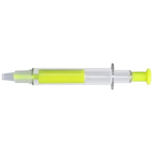Pen and Syringe shape highlighter combo marker